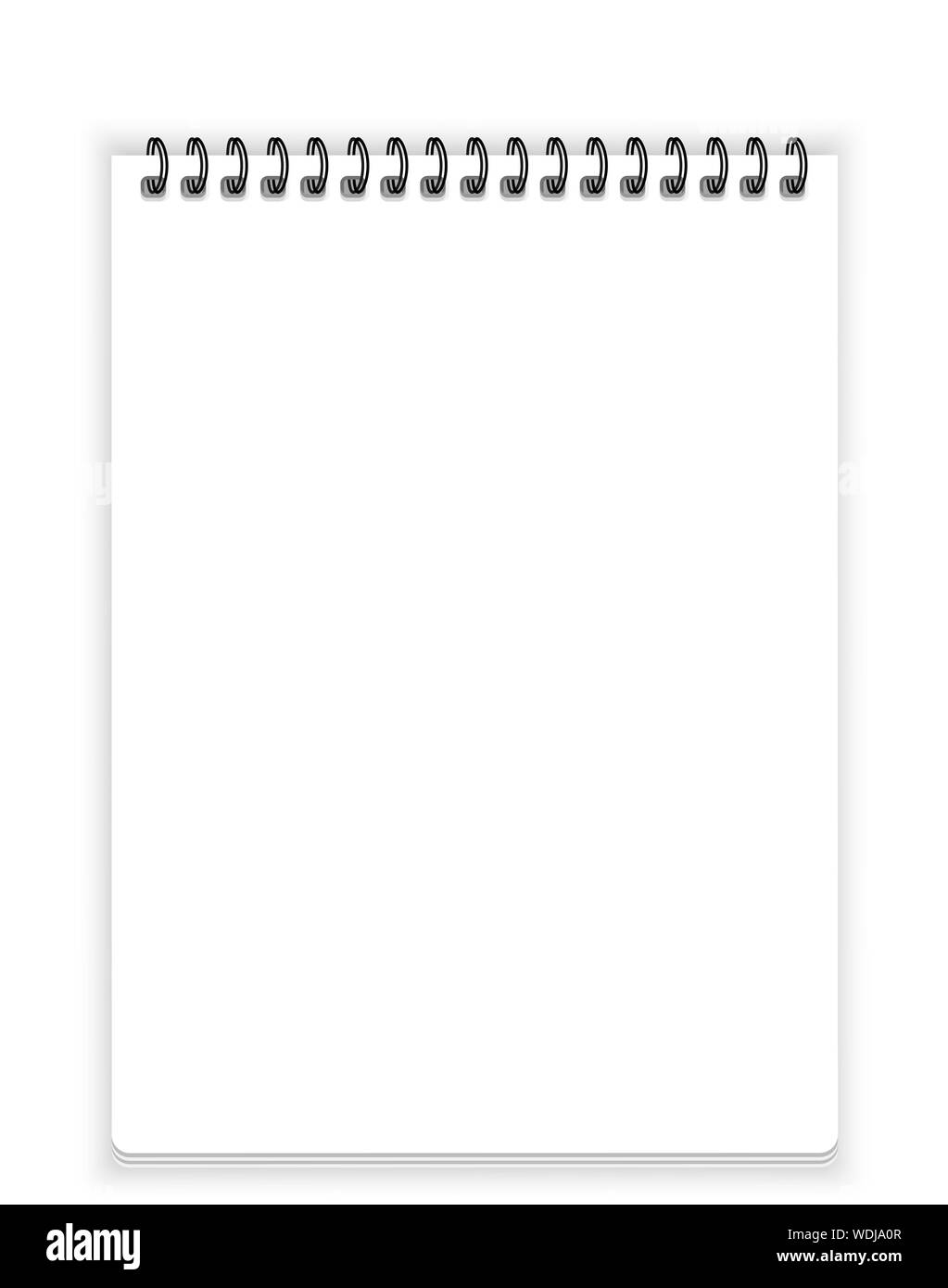 Notebook paper vector Stock Vector Image & Art - Alamy
