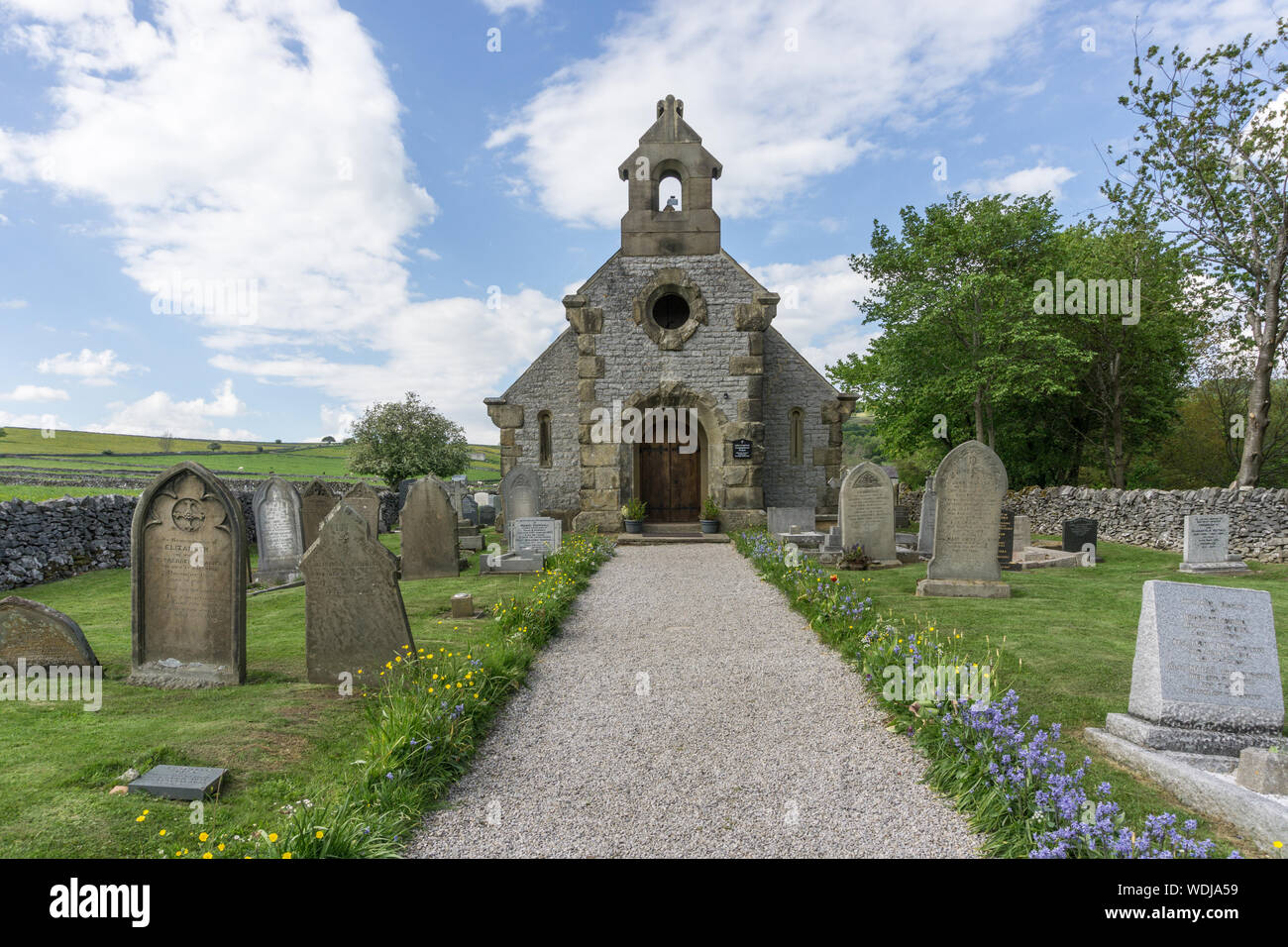 Exterior of Little Longstone Congregational chapel, Monsal Head, Peak ...
