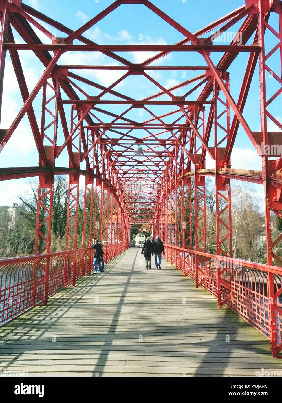 Three way footbridge hi-res stock photography and images - Alamy
