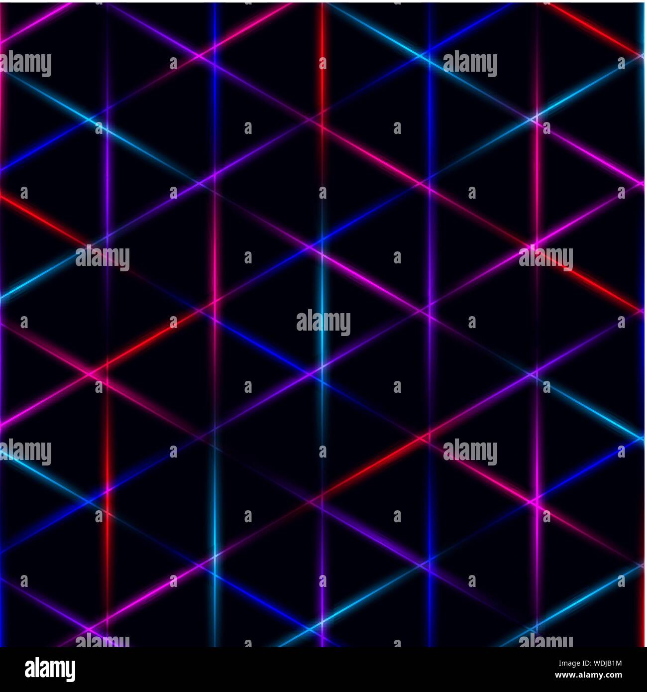 Neon triangle vivid laser grid on dark background. Vector. Eps 10 Stock ...