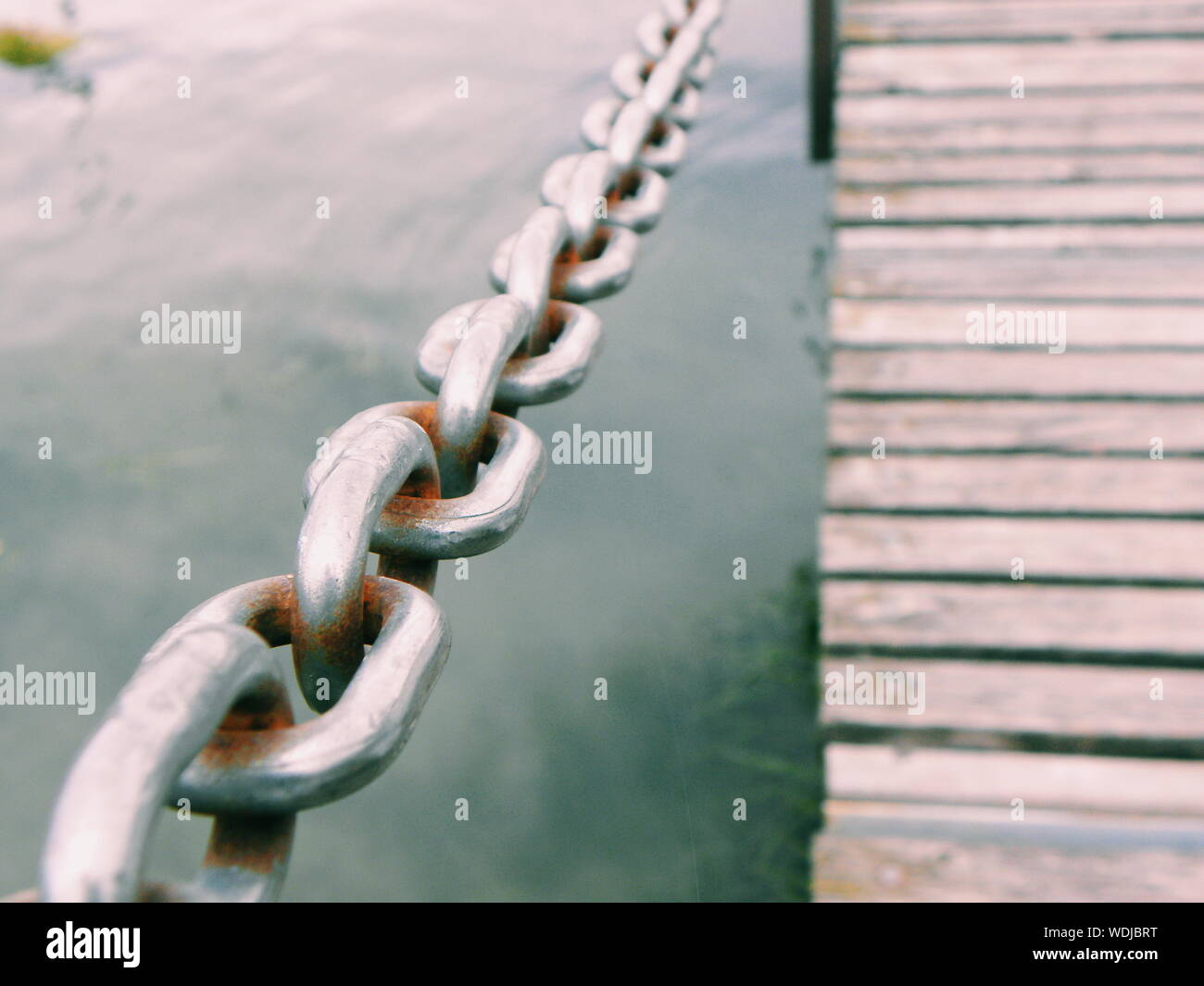 Iron chain railing hi-res stock photography and images - Alamy