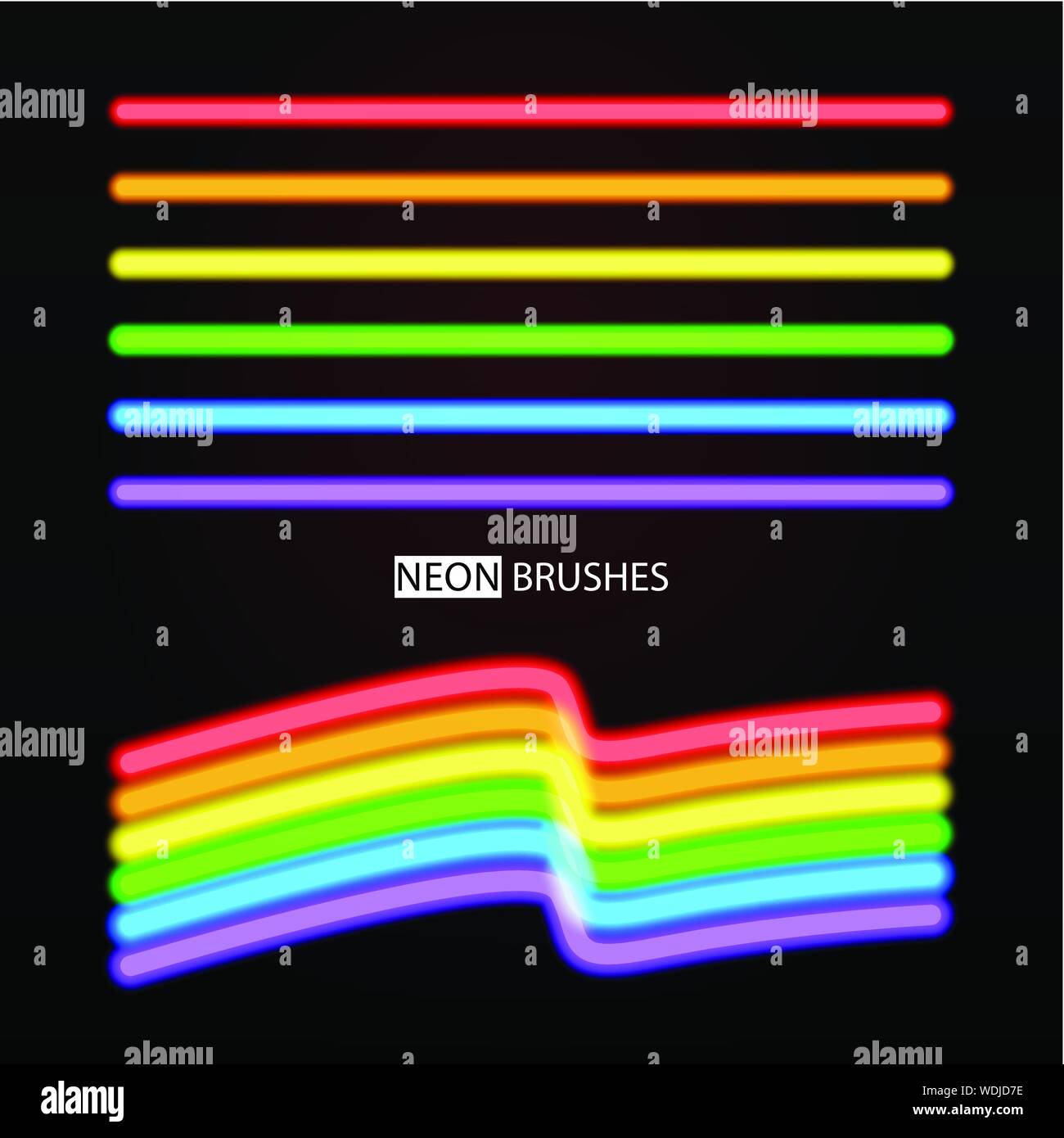 Violet neon Stock Vector Images - Alamy