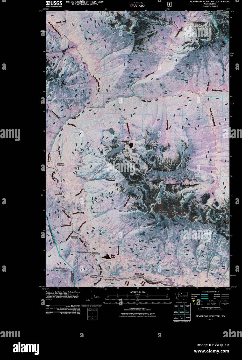 Map of mcgregor hi-res stock photography and images - Alamy