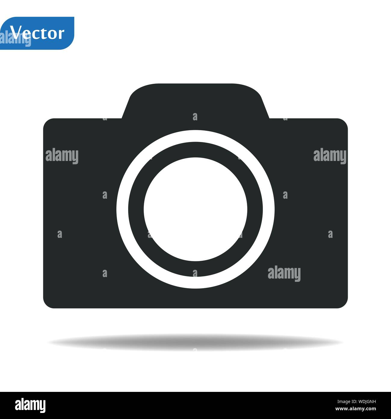 Camera icon vector illustration. Photo camera sign Stock Vector Image ...