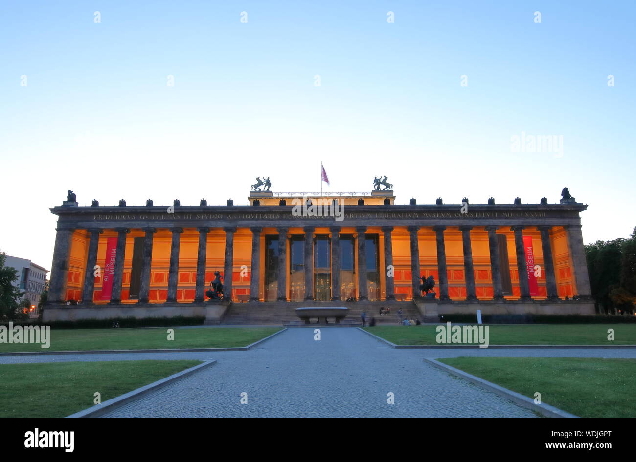 Arte National Galerie historical building Berlin Germany Stock Photo ...