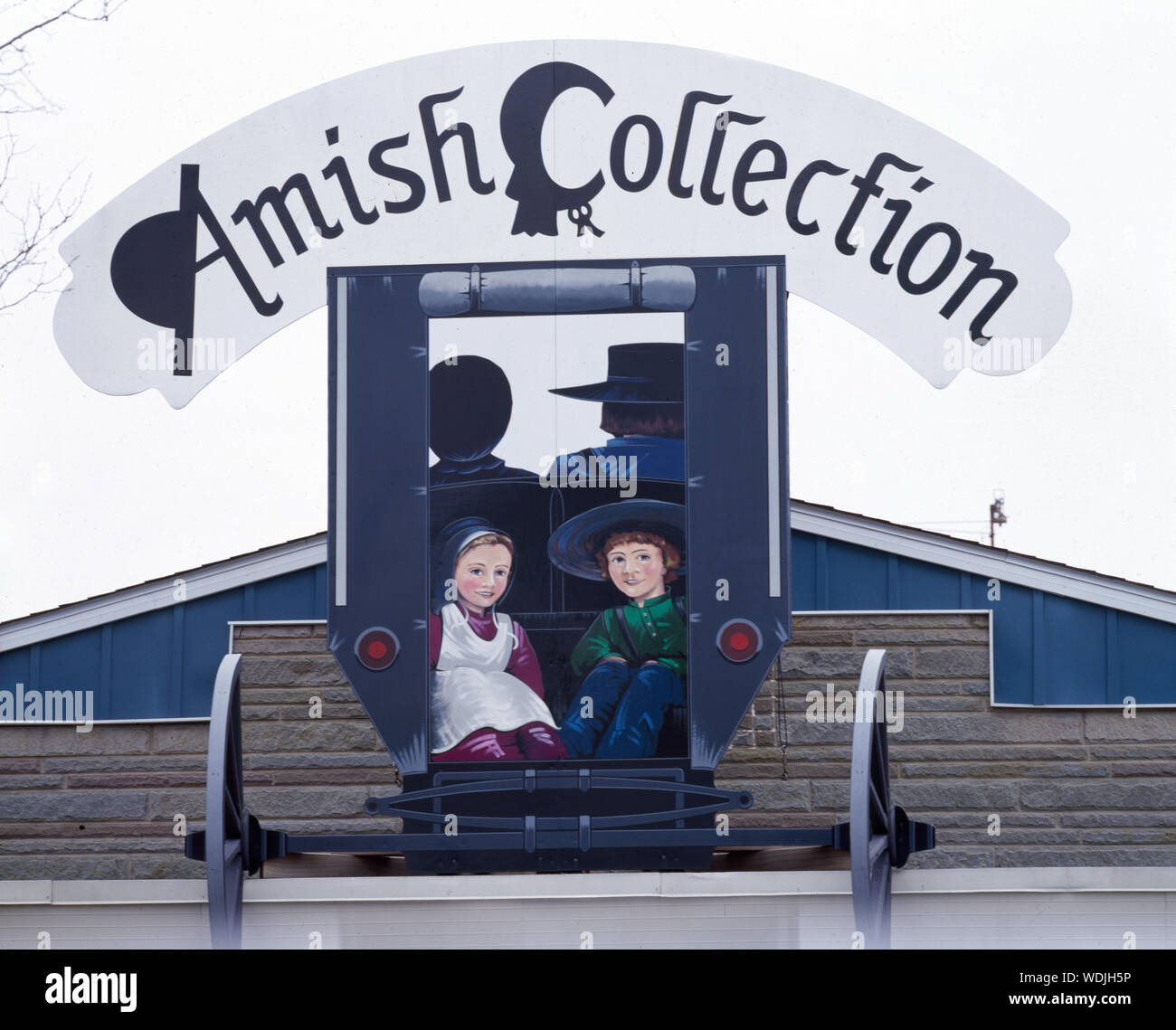 Gift shop sign in Amish Country, Lancaster County, Pennsylvania Stock ...