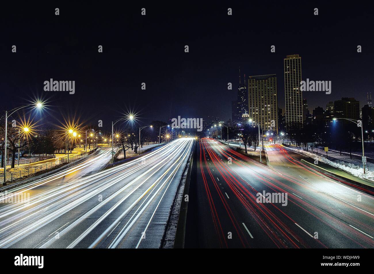 White Light Trails High Resolution Stock Photography and Images - Alamy