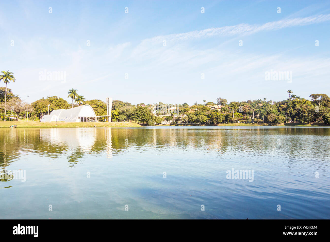 Church of St. Francis of Assis, designed by Oscar Niemeyer, Lagoa da ...
