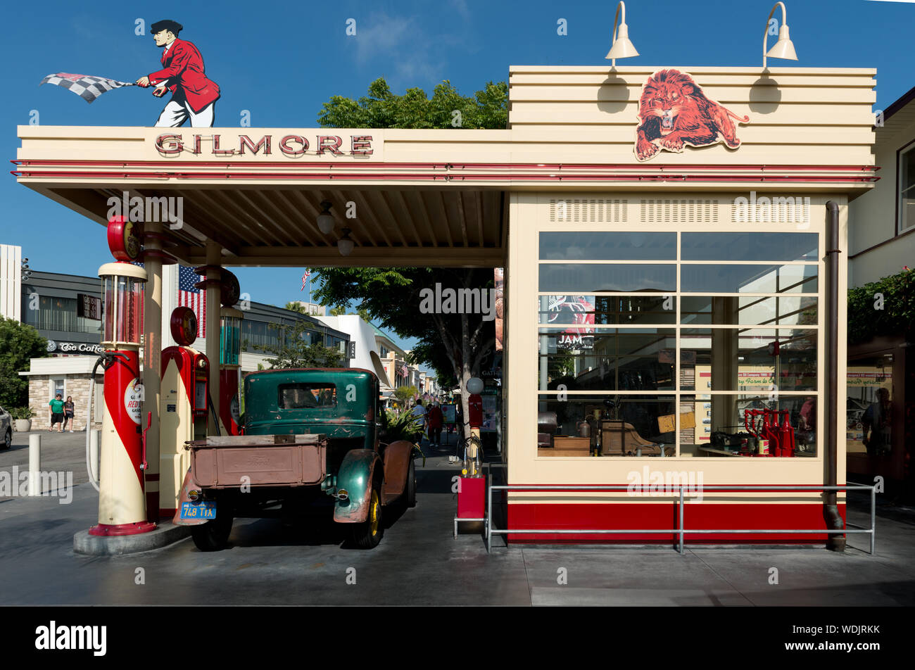 Gilmore gas station at the Farmers Market located just south of CBS ...