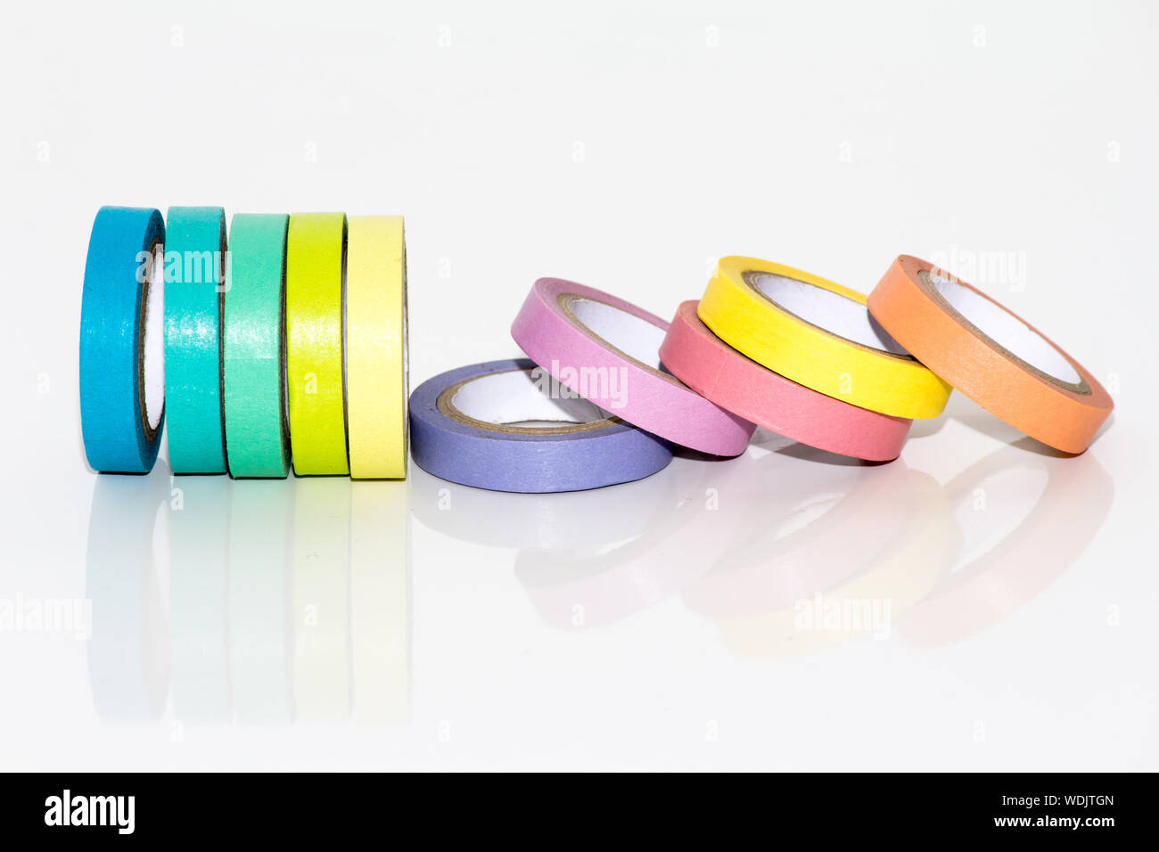 Colorful tapes hi-res stock photography and images - Alamy
