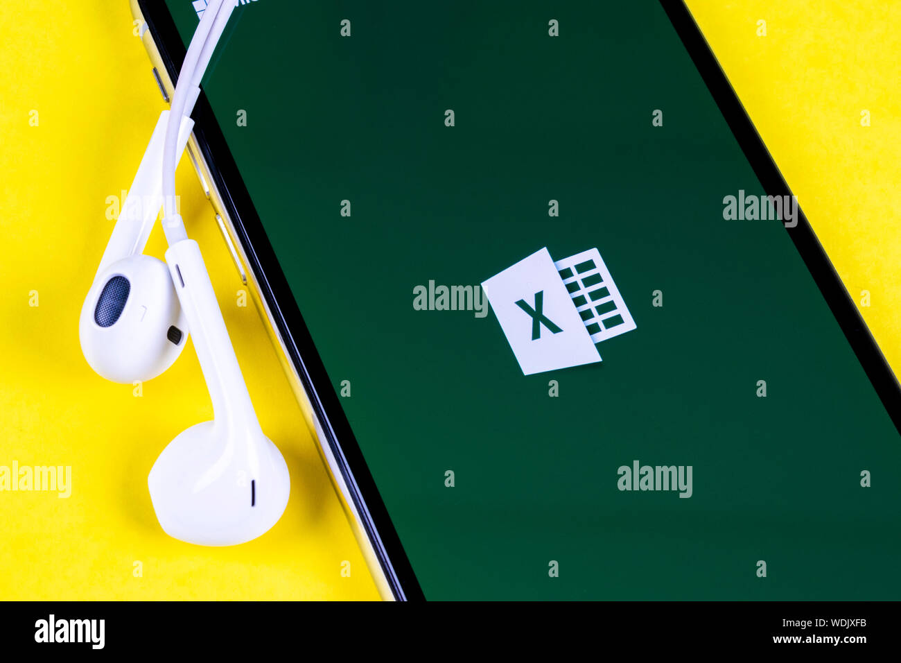 Helsinki, Finland, May 4, 2019: Microsoft Excel application icon on ...