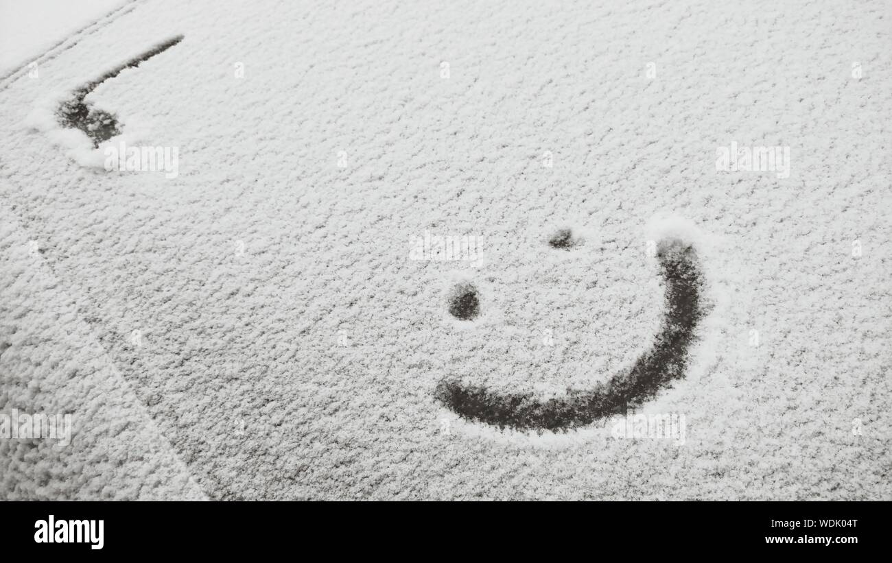 Smiley Face Snow High Resolution Stock Photography and Images - Alamy