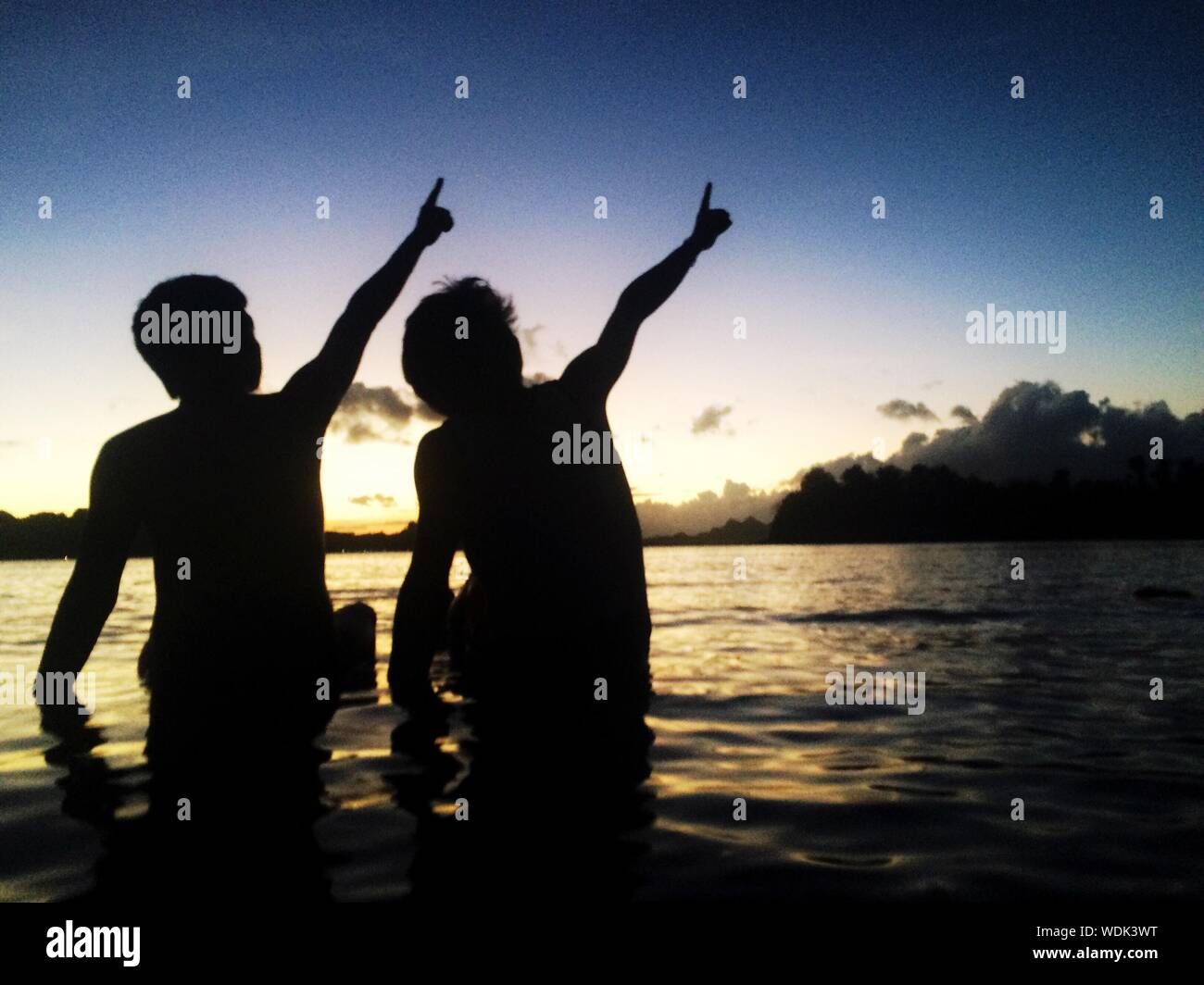 Two men pointing hi-res stock photography and images - Alamy