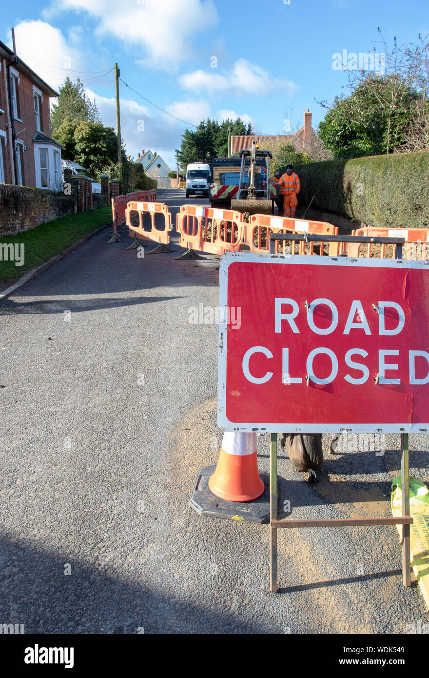 Repairs needed to road hi-res stock photography and images - Alamy