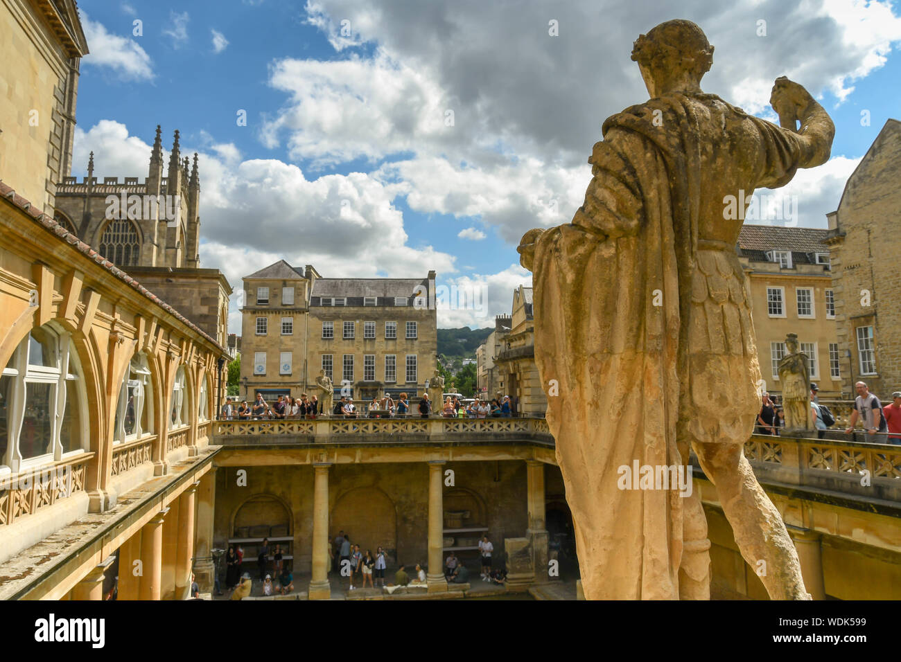 Around the statues of roman baths hi-res stock photography and images ...