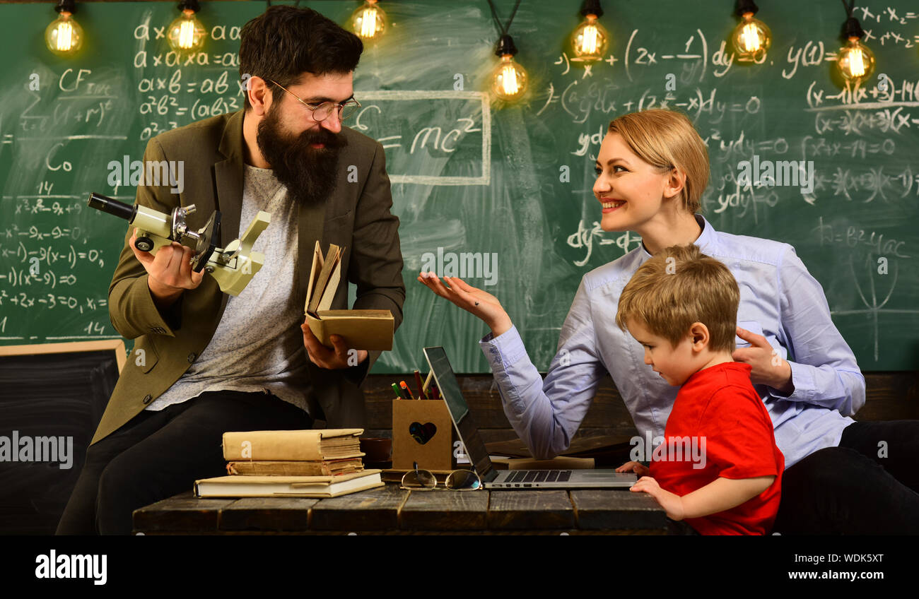 Student studying online courses with omputer, Education activities in ...