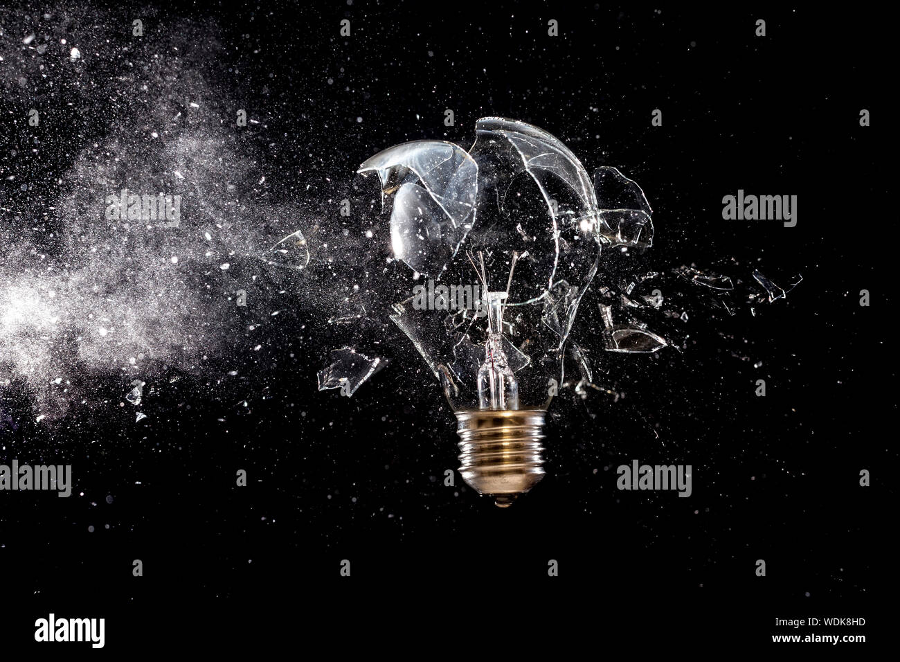 Exploding light bulb High Resolution Stock Photography and Images - Alamy