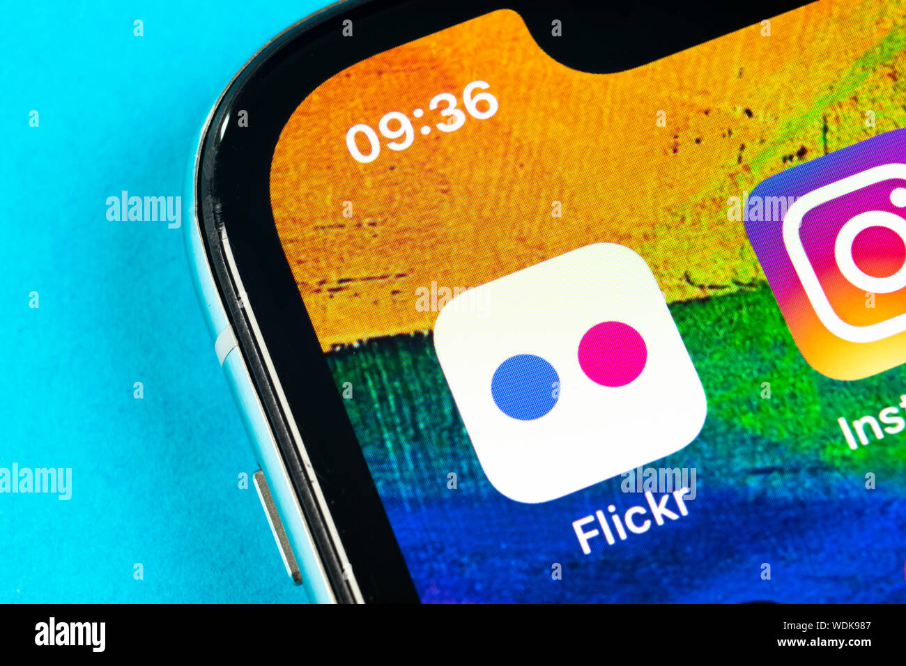 Flickr logo hi-res stock photography and images - Alamy