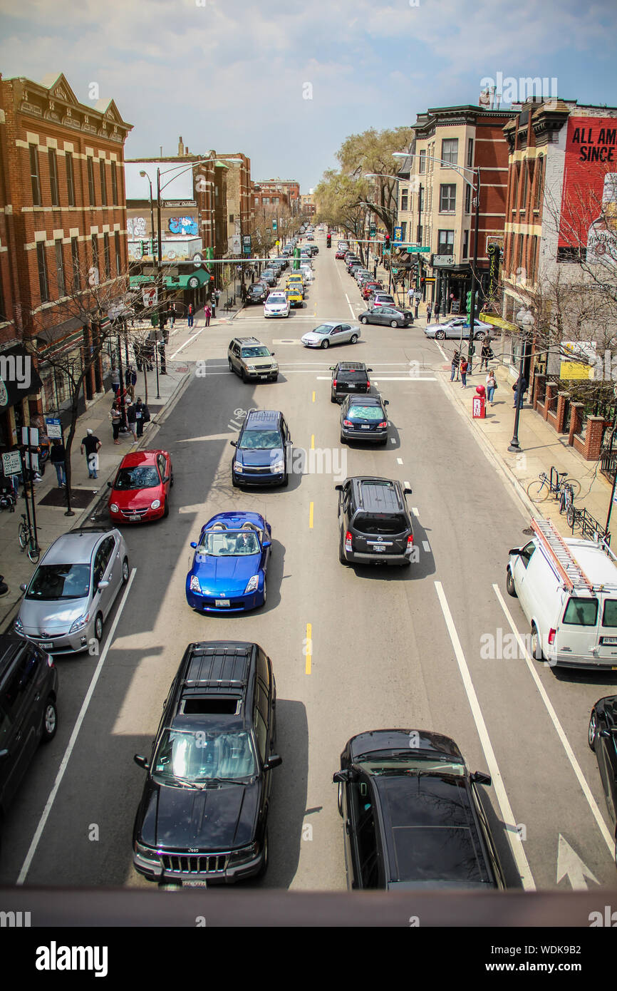 Intersection on north side hi-res stock photography and images - Alamy