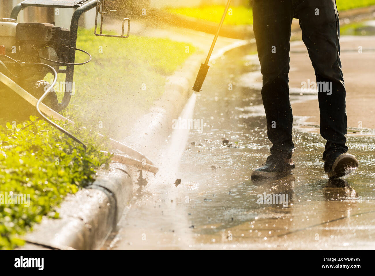 Cleaning public park hi-res stock photography and images - Alamy