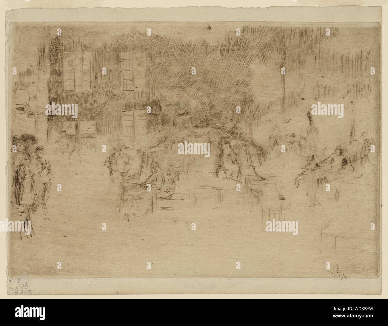 Glass furnace, Murano Abstract/medium: 1 print : etching Stock Photo ...