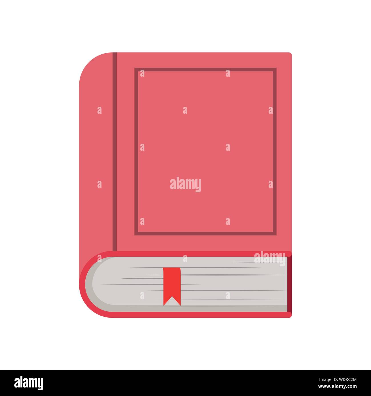 Isolated closed book design vector illustration Stock Vector Image ...