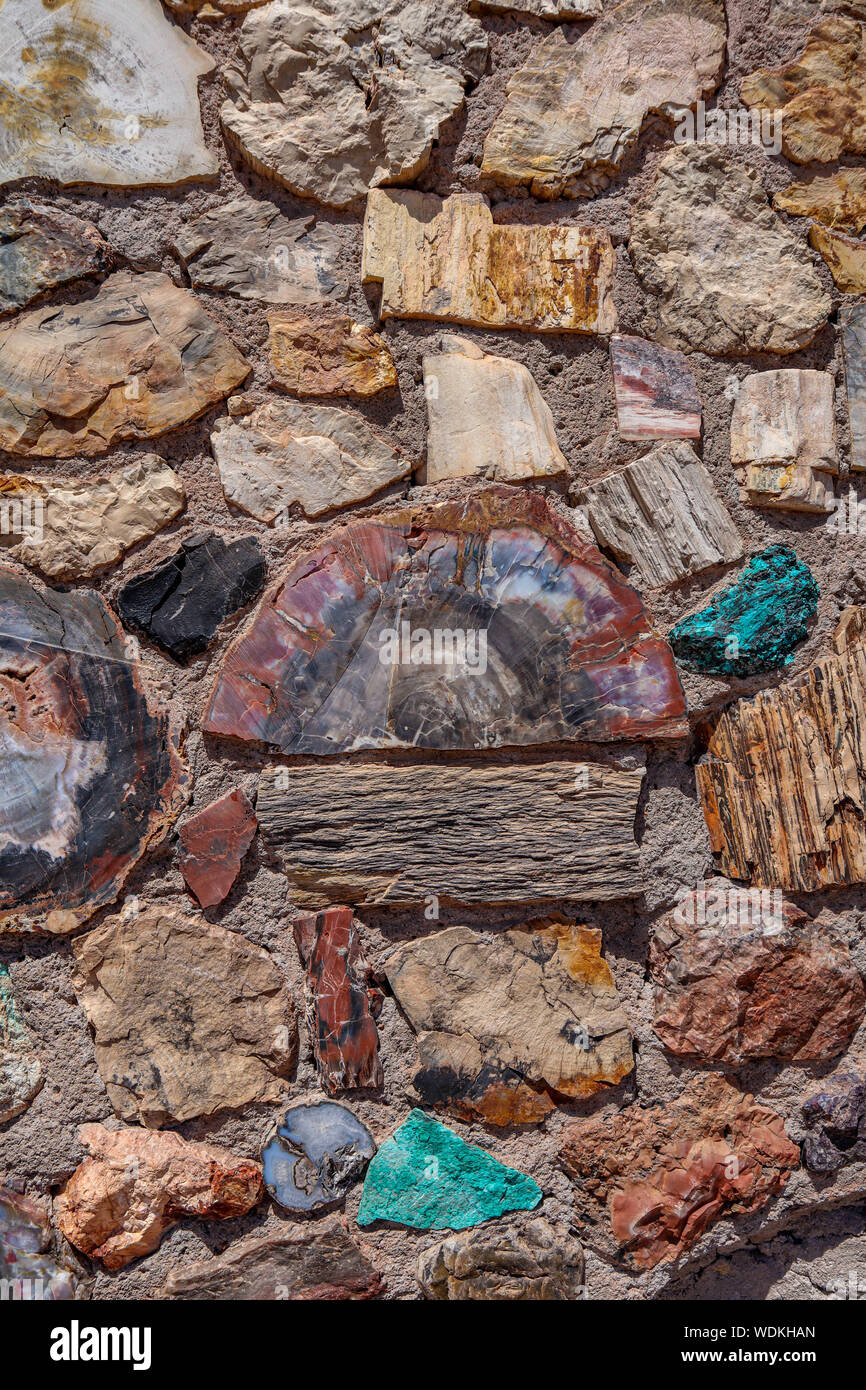Wood rock wall petrified hi-res stock photography and images - Alamy