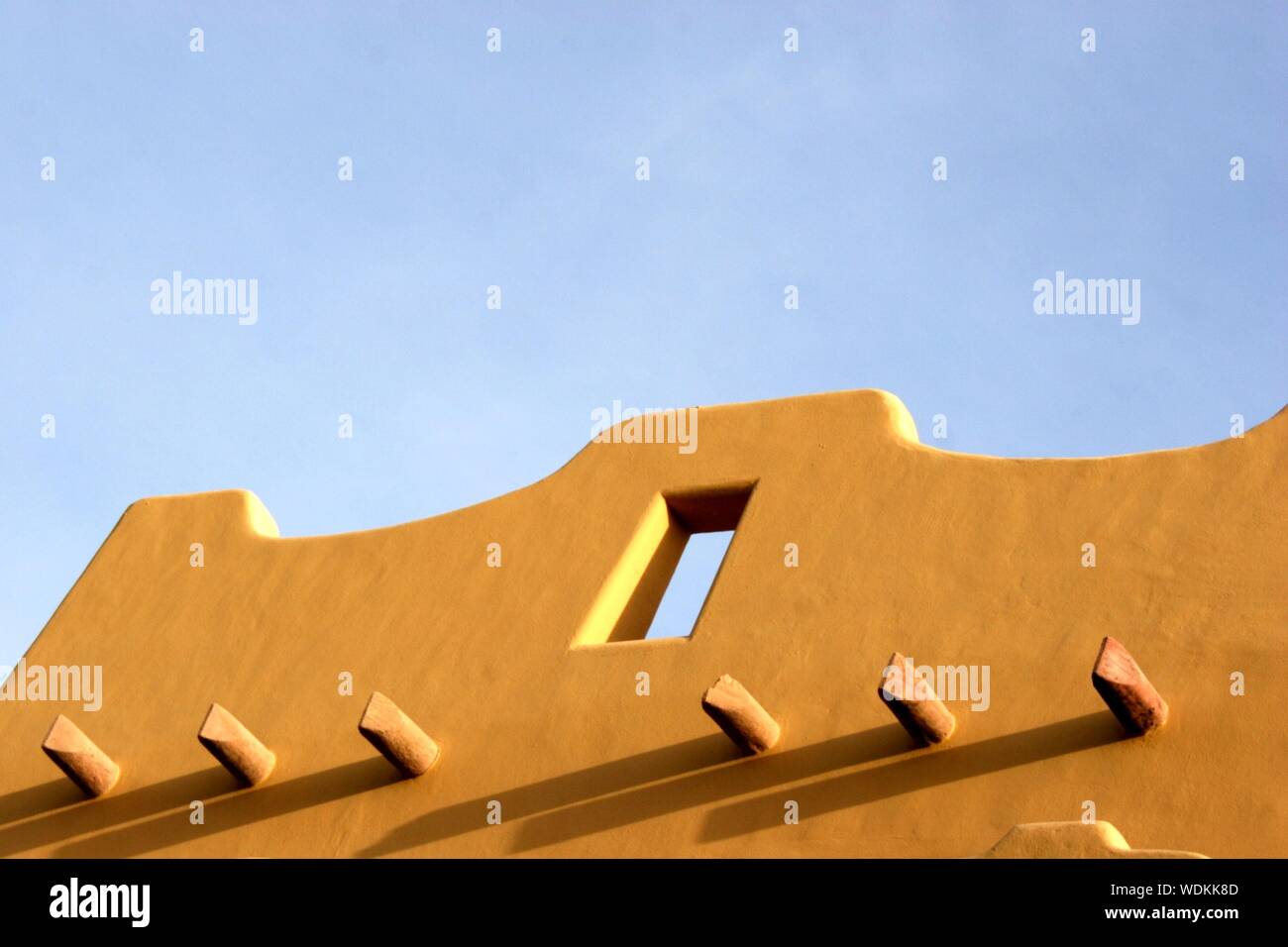Adobe Roof Style Set of two Stock Photo - Alamy