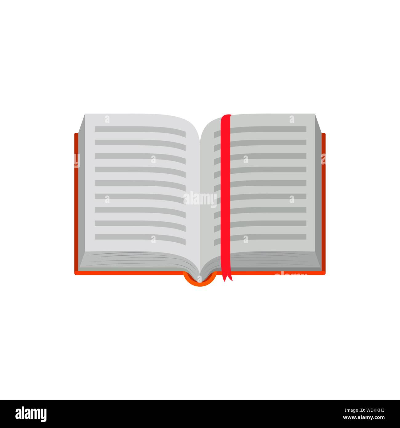 Isolated open book design vector illustration Stock Vector Image & Art ...