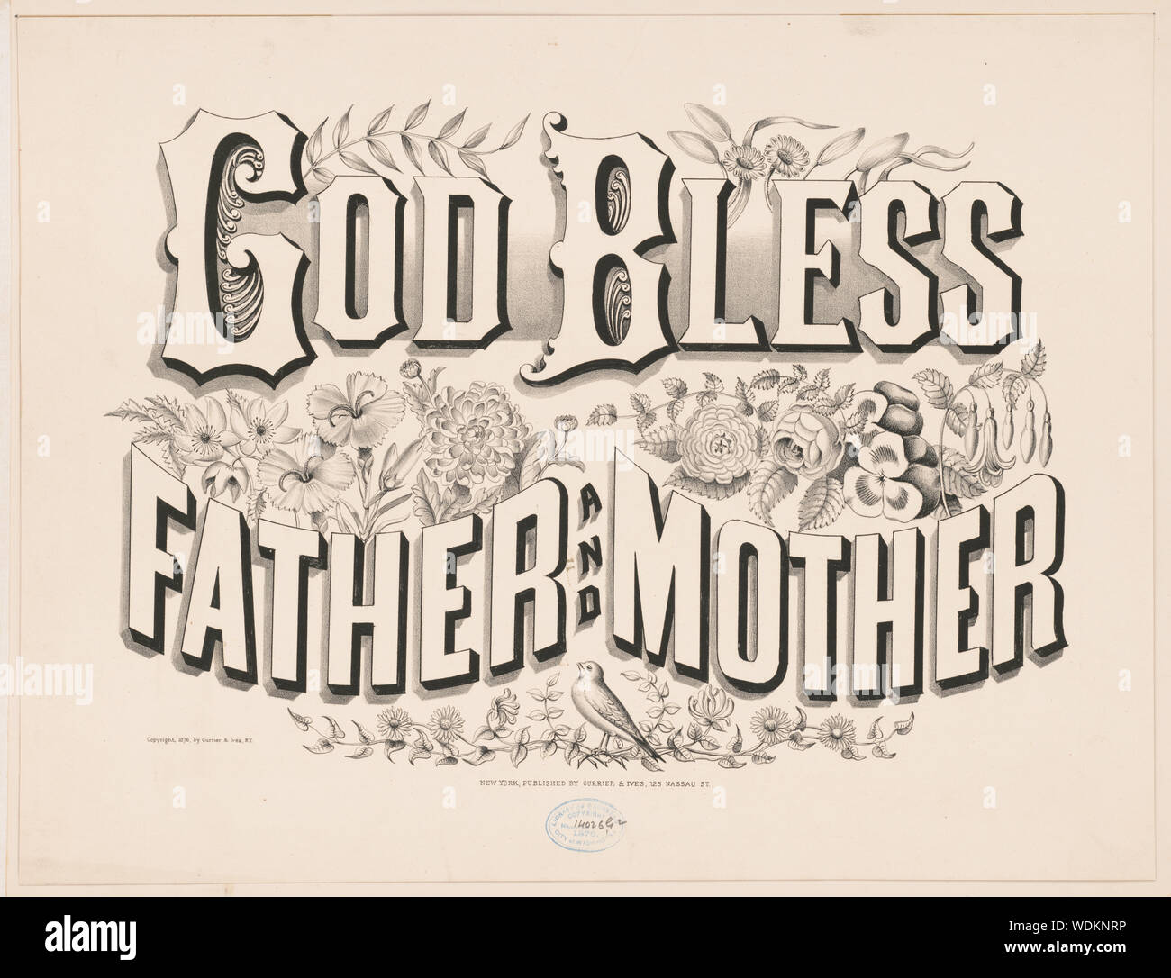 God bless father and mother Stock Photo - Alamy