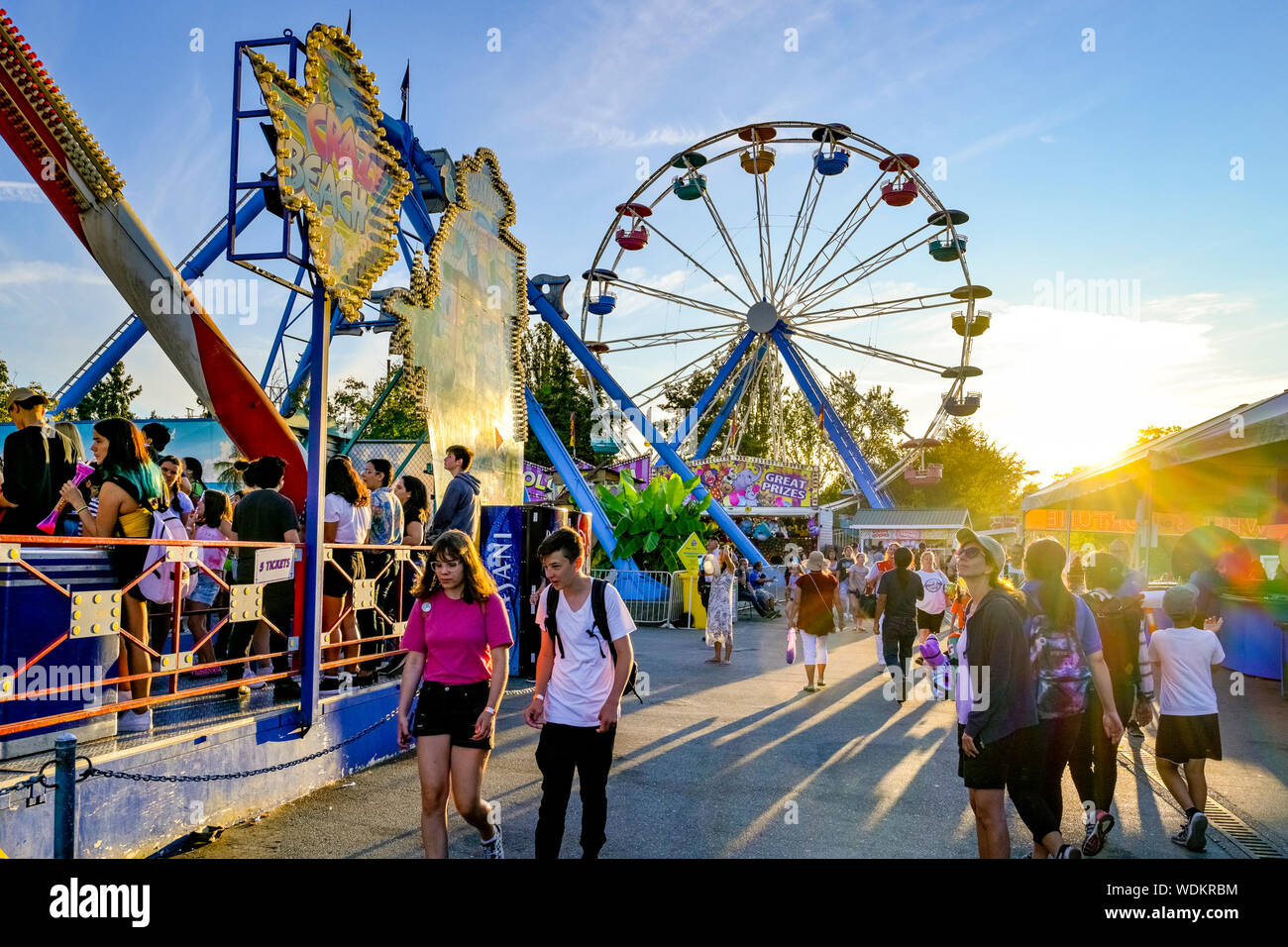 Pacific park ferris wheel hi-res stock photography and images - Alamy