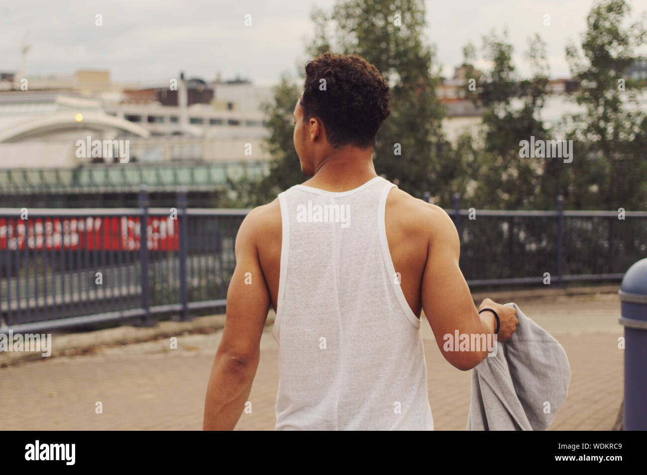 Man in vest hi-res stock photography and images - Alamy