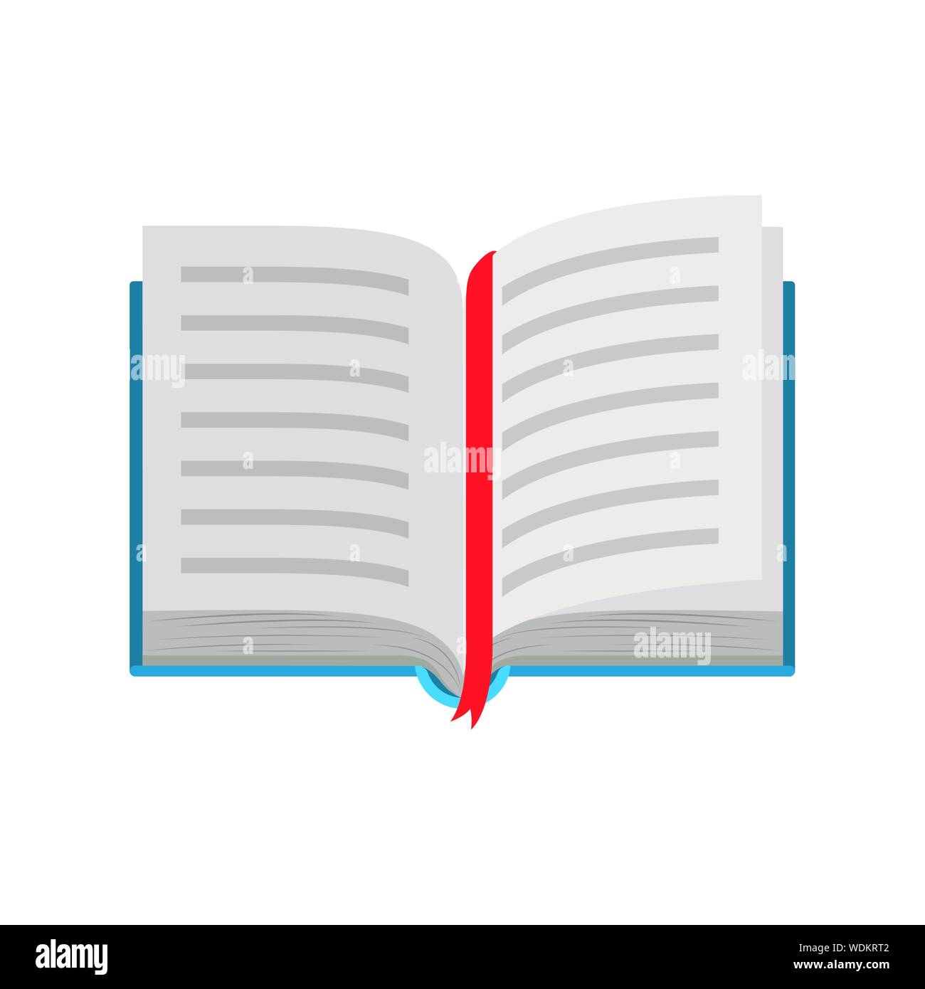 Isolated open book design vector illustration Stock Vector Image & Art ...