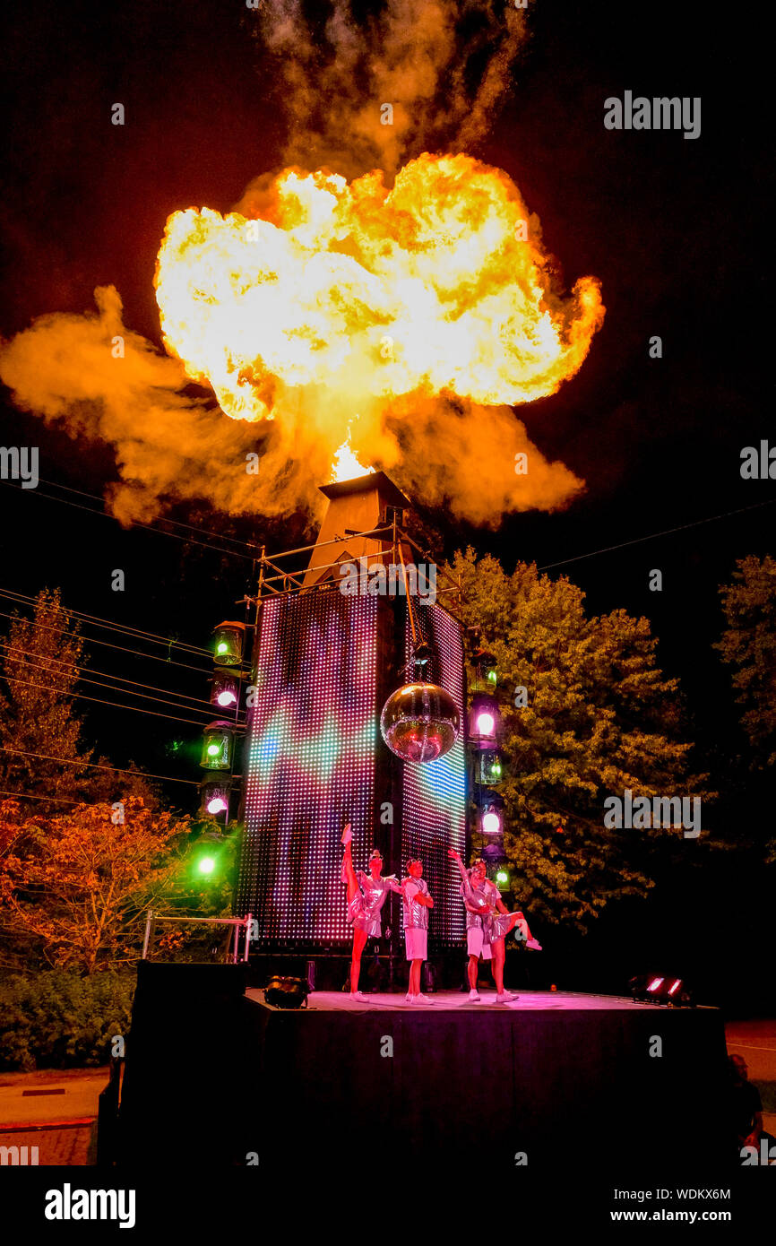 Electric Fire, Pyro Musical show, PNE Fair, Pacific National Exhibition ...