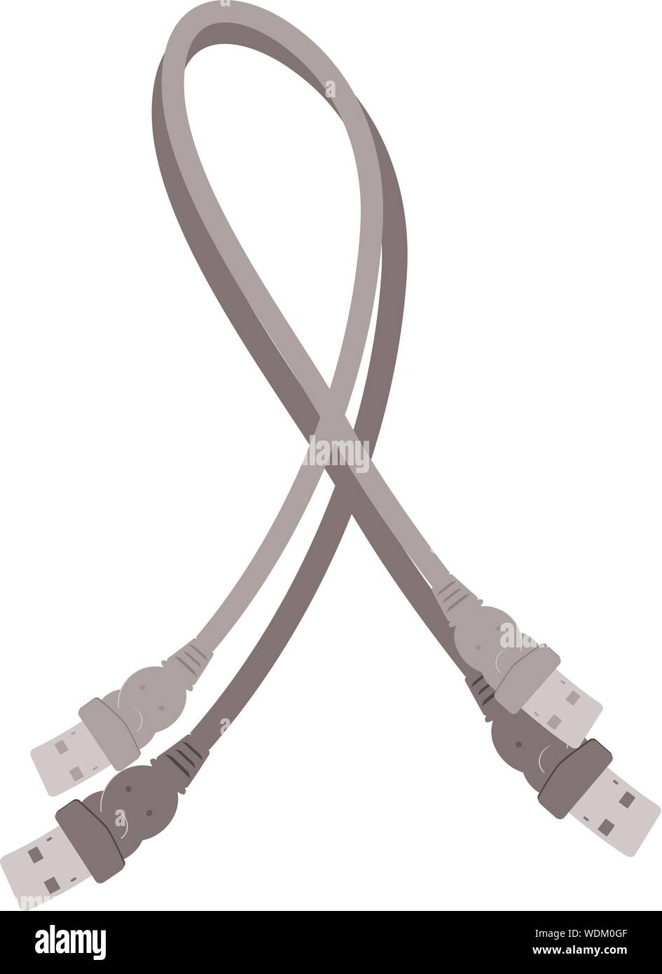 USB Awareness Ribbon Stock Vector Image & Art - Alamy