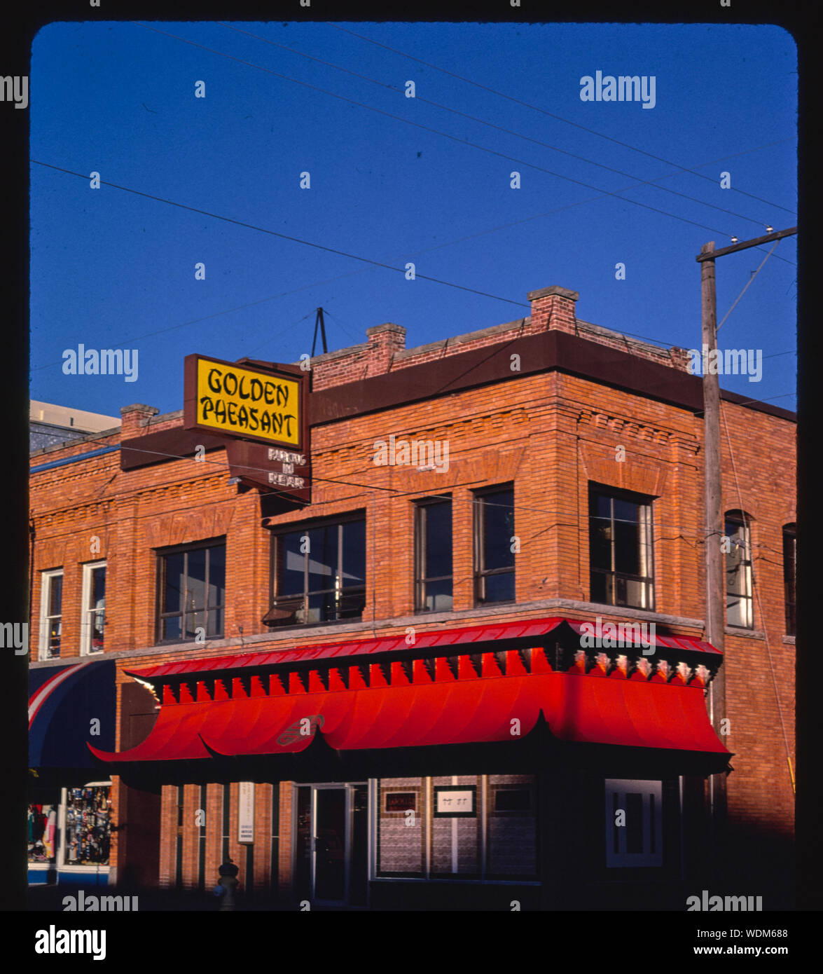 Golden Pheasant Restaurant sign, Higgins Avenue, Missoula, Montana ...