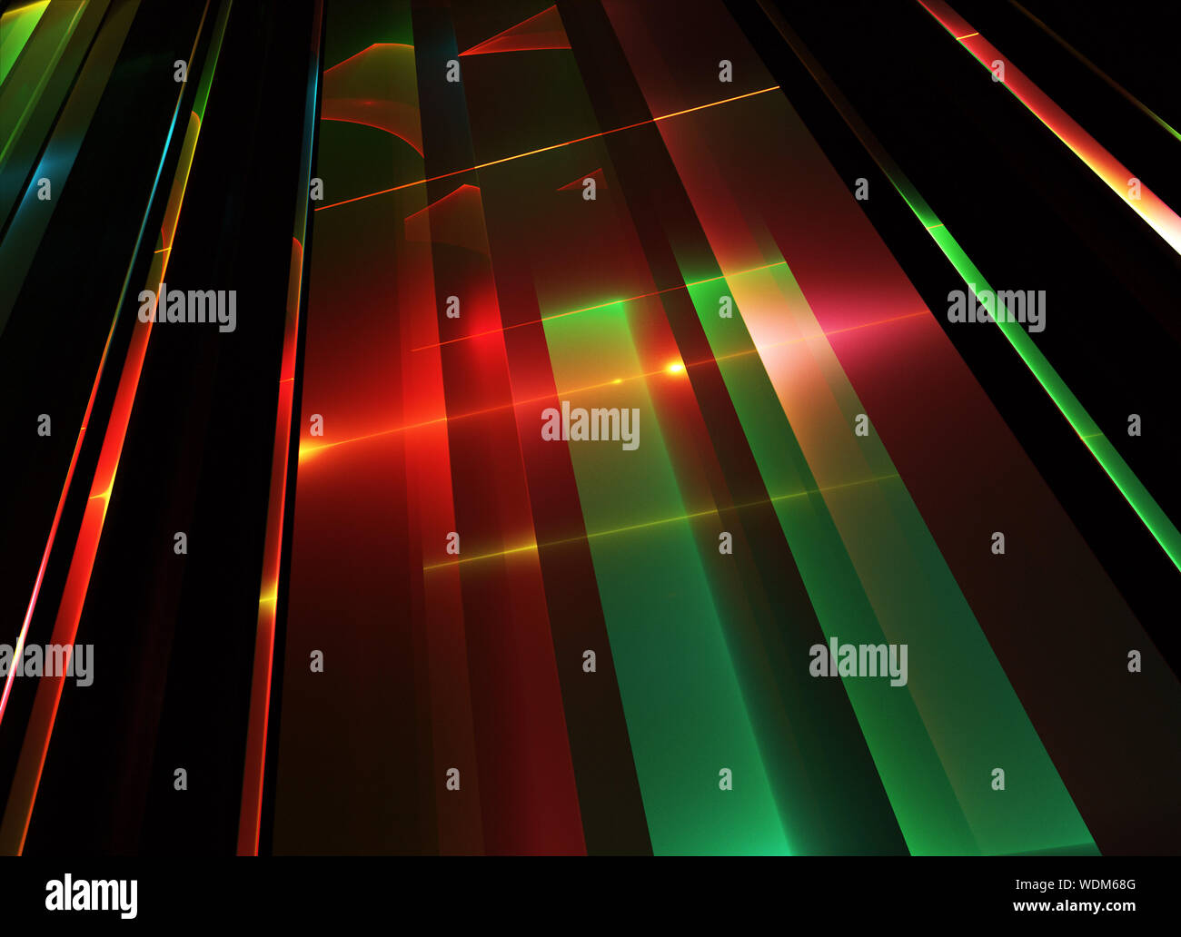 Abstract color dynamic background with lighting effect. Fractal art ...