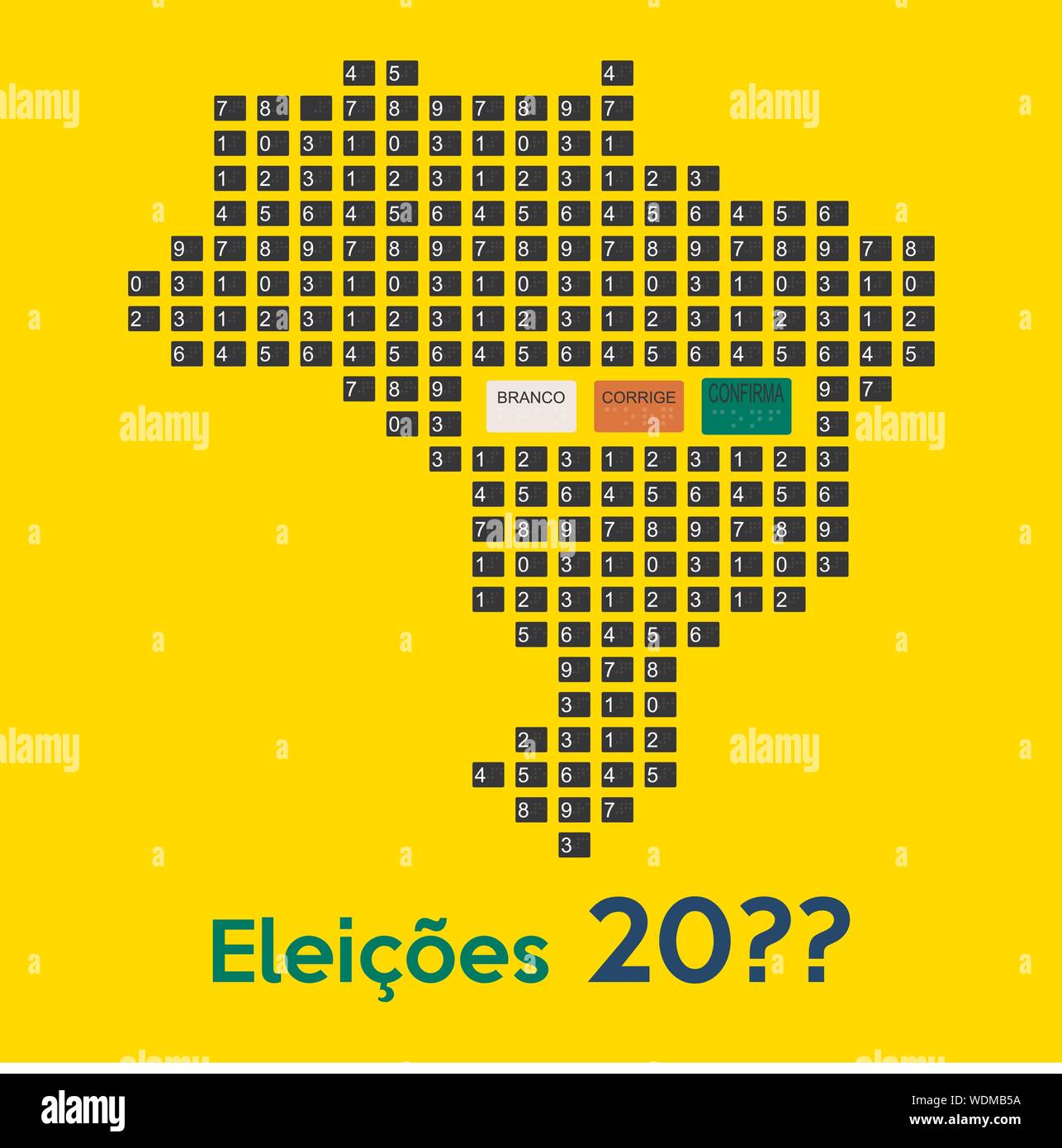 Electoral Map Stock Vector Images - Alamy