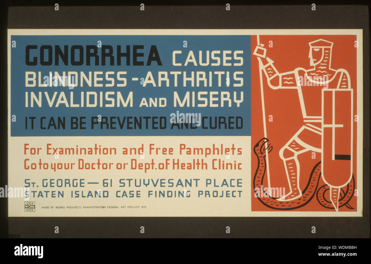 Gonorrhea causes blindness - arthritis, invalidism and misery Abstract ...