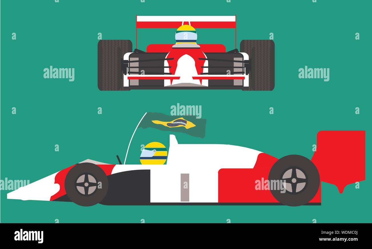 Famous race car. Brazilian flag Stock Vector Image & Art - Alamy