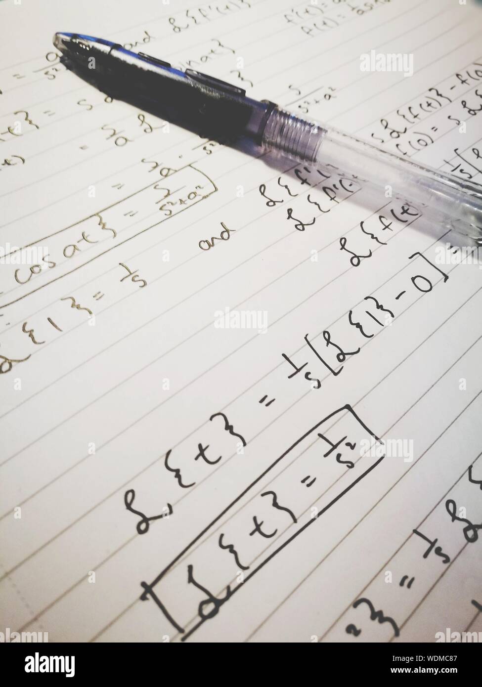 Formulas close up hi-res stock photography and images - Alamy