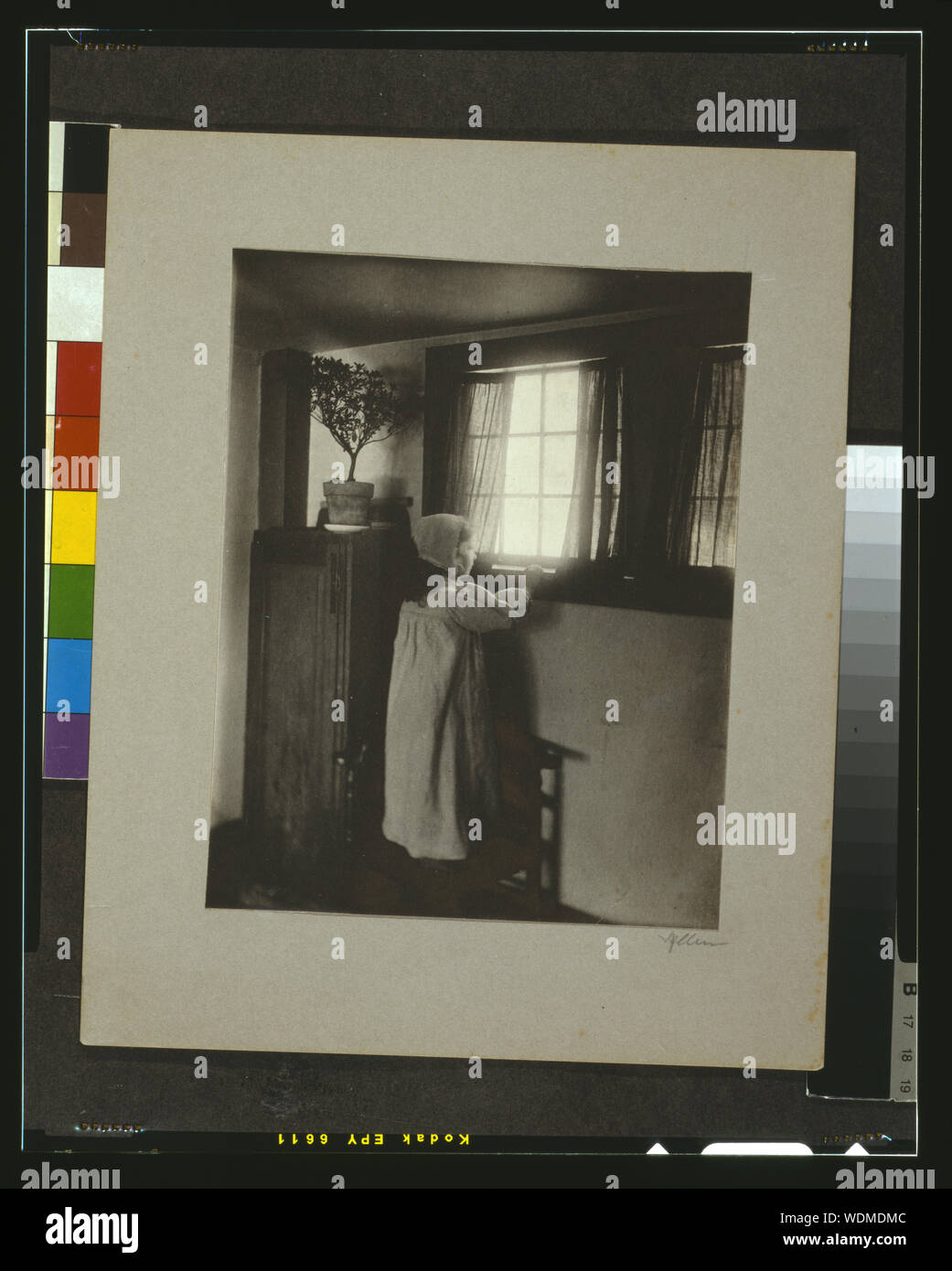 Good morning! / Allen. Abstract/medium: 1 photographic print : platinum ...