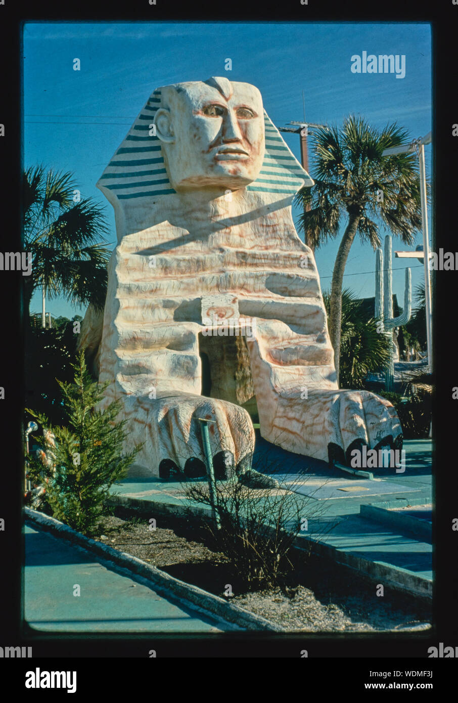 Goofy Golf, sphinx, Route 98A, Panama City Beach, Florida Stock Photo ...