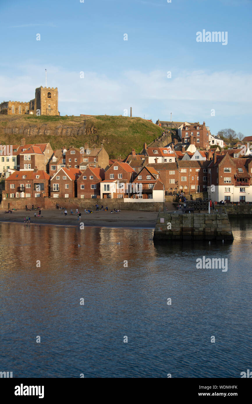 Town of whitby in north yorkshire Stock Photo - Alamy