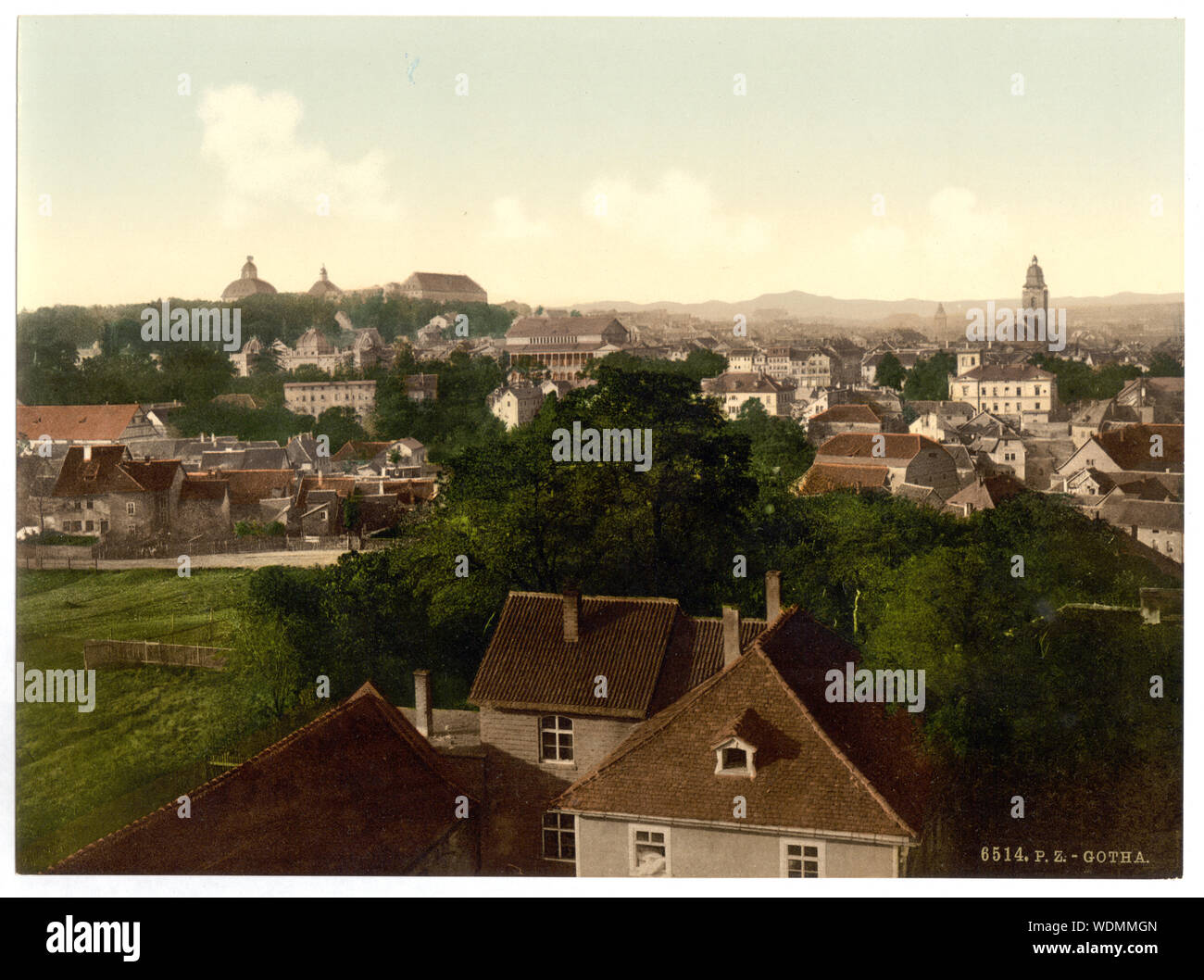 Gotha, with Inselberg, Thuringia, Germany Stock Photo - Alamy