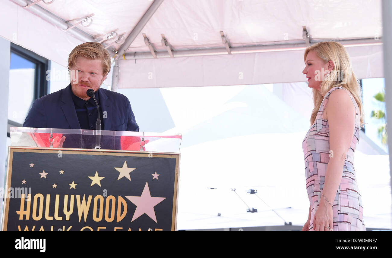 August 29, 2019, Hollywood, California, USA: Jesse Plemons and Kirsten ...