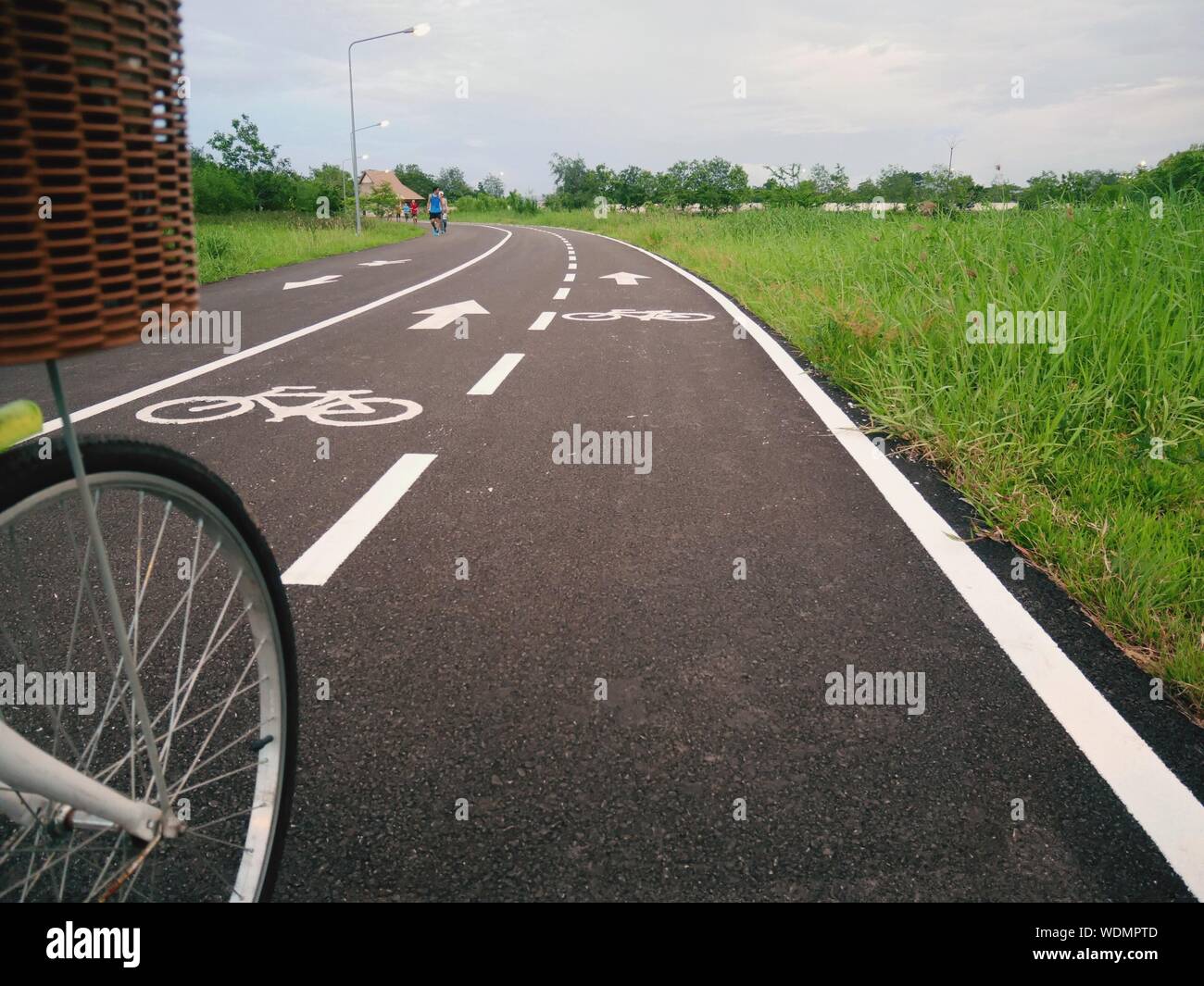 Cycle Path Road Marking High Resolution Stock Photography and Images ...