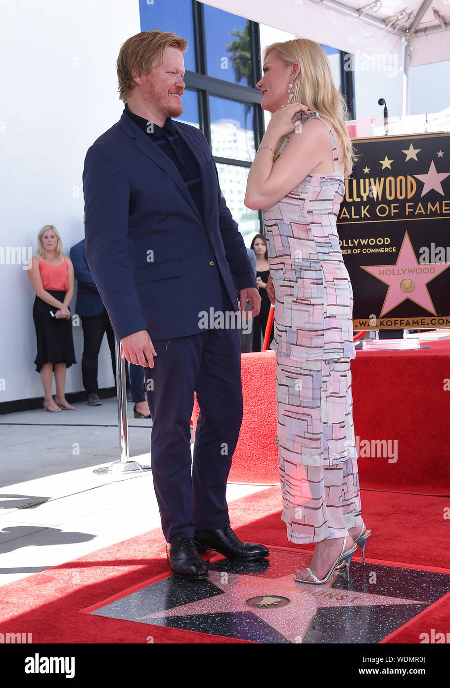 August 29, 2019, Hollywood, California, USA: Jesse Plemons and Kirsten ...