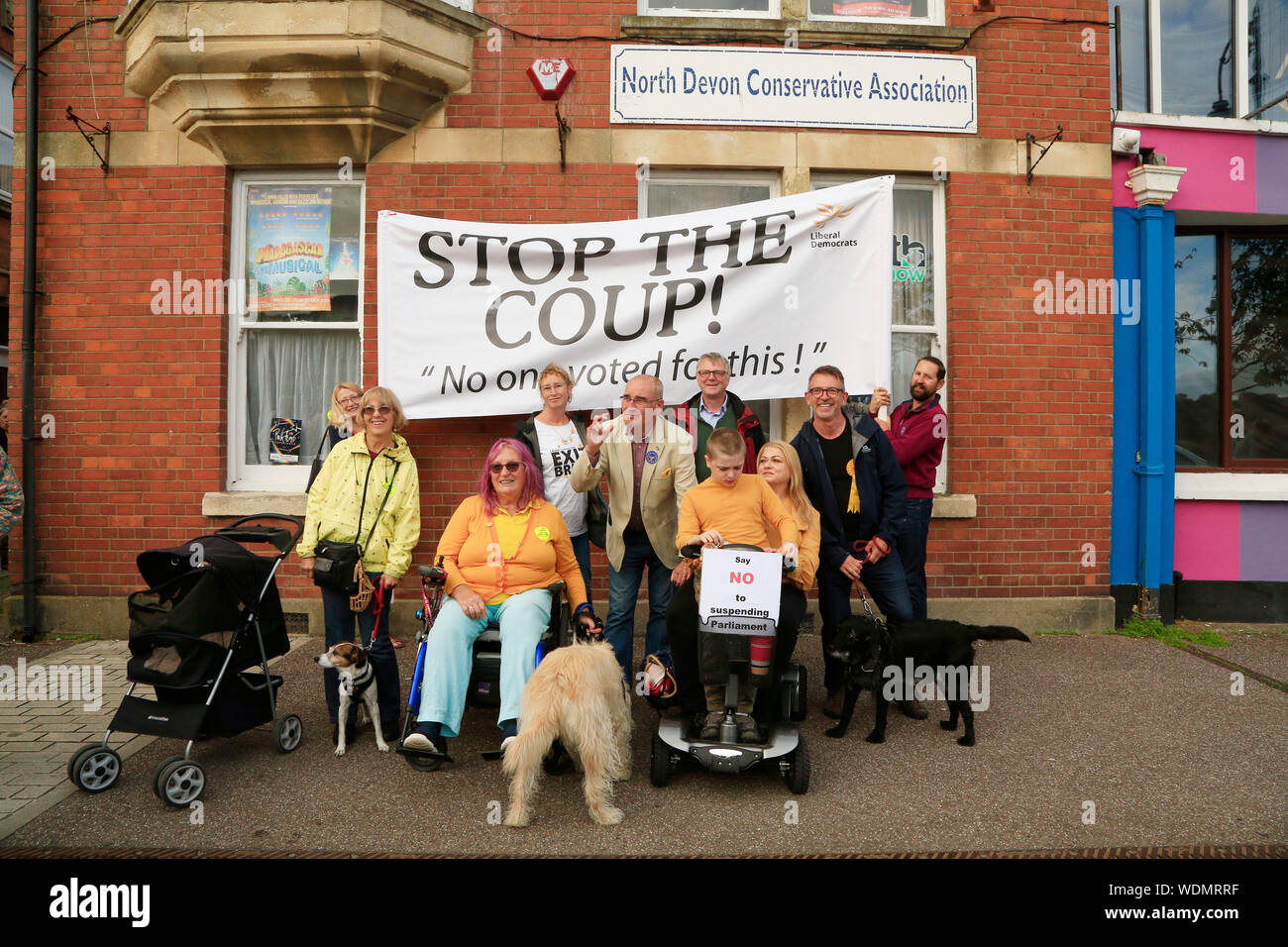 Rally and march against the proroguing of Parliament - Barnstaple North ...