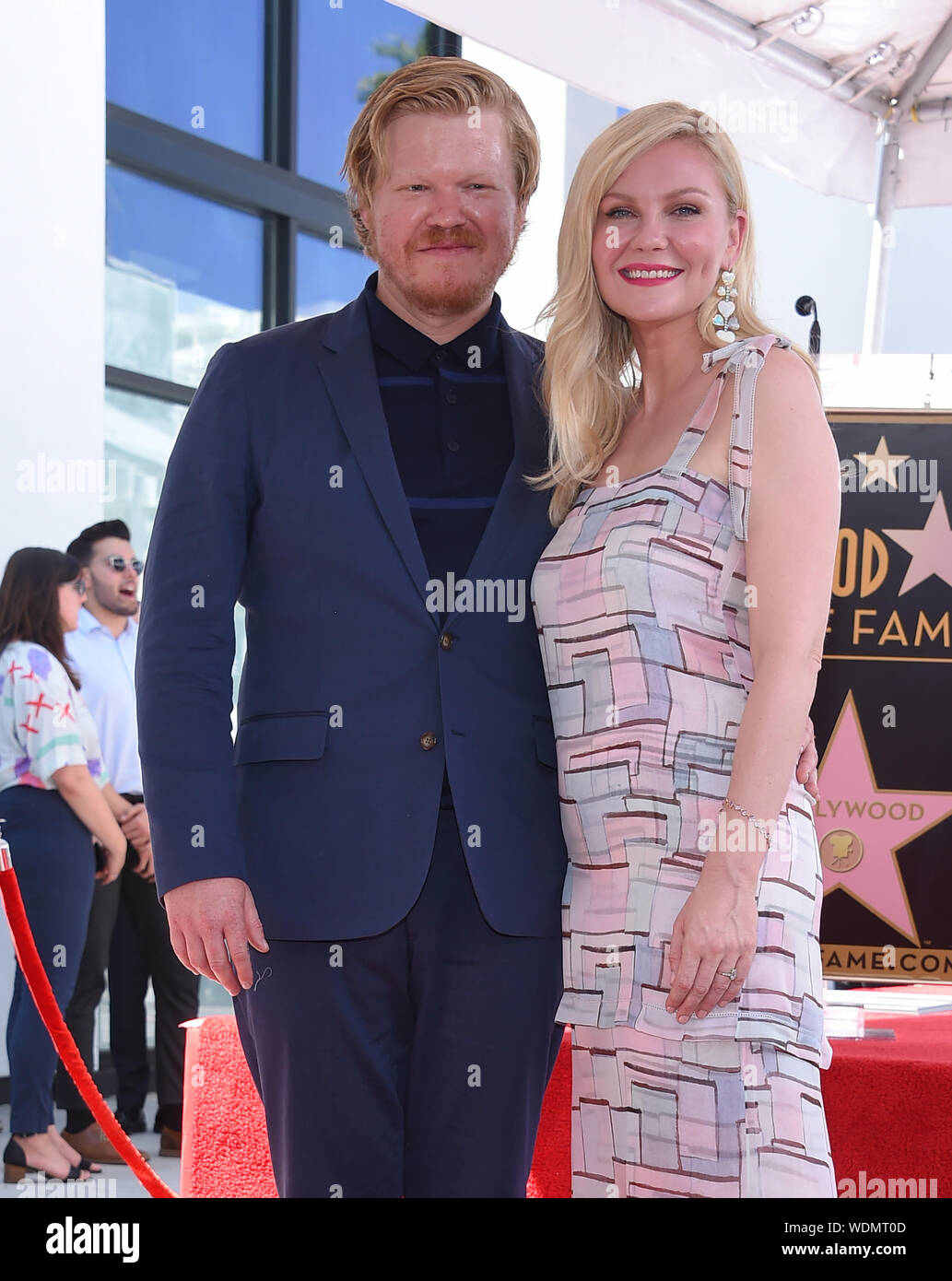 August 29, 2019, Hollywood, California, USA: Jesse Plemons and Kirsten ...